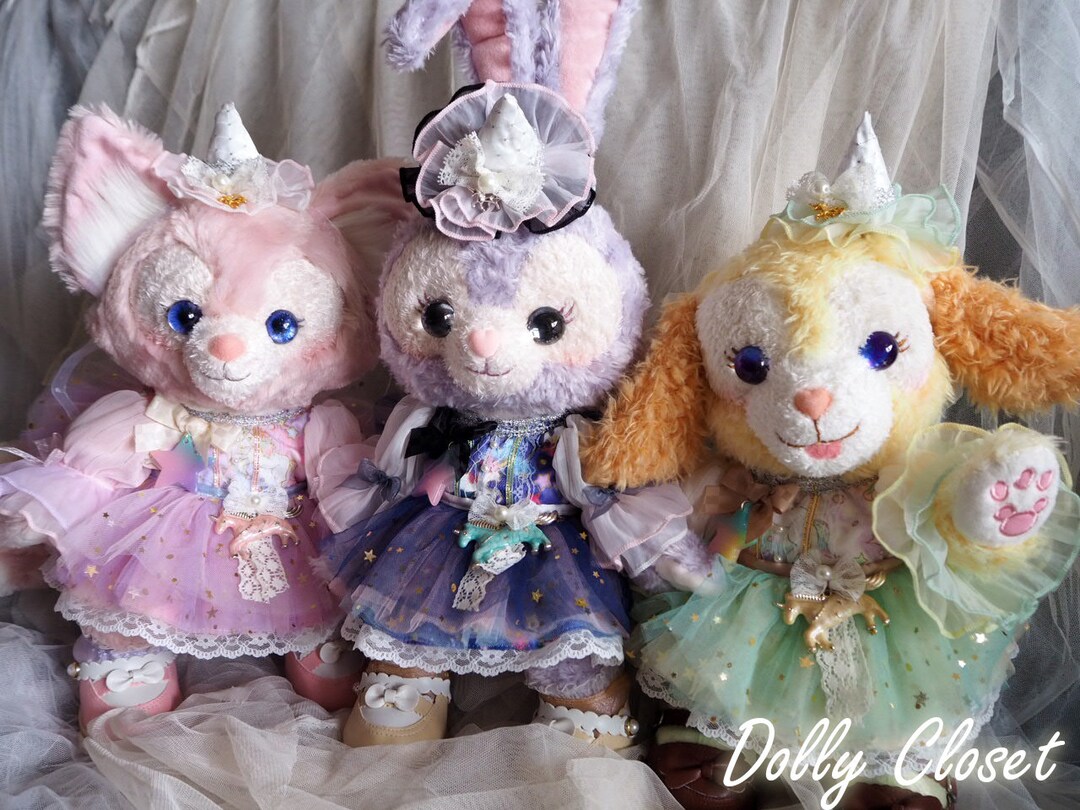 Disney Doll Outfit Clothes DF003 3 Colors Unicorn Dress Set Linabell ...