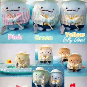 Sumikko Gurashi DIY Doll Clothes summer Fishing Mini Stuffed Plush Toy ...