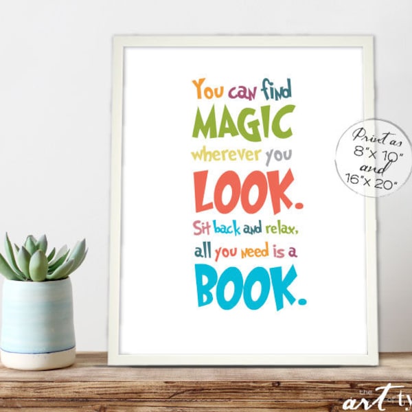 Childrens Book Quote - Etsy