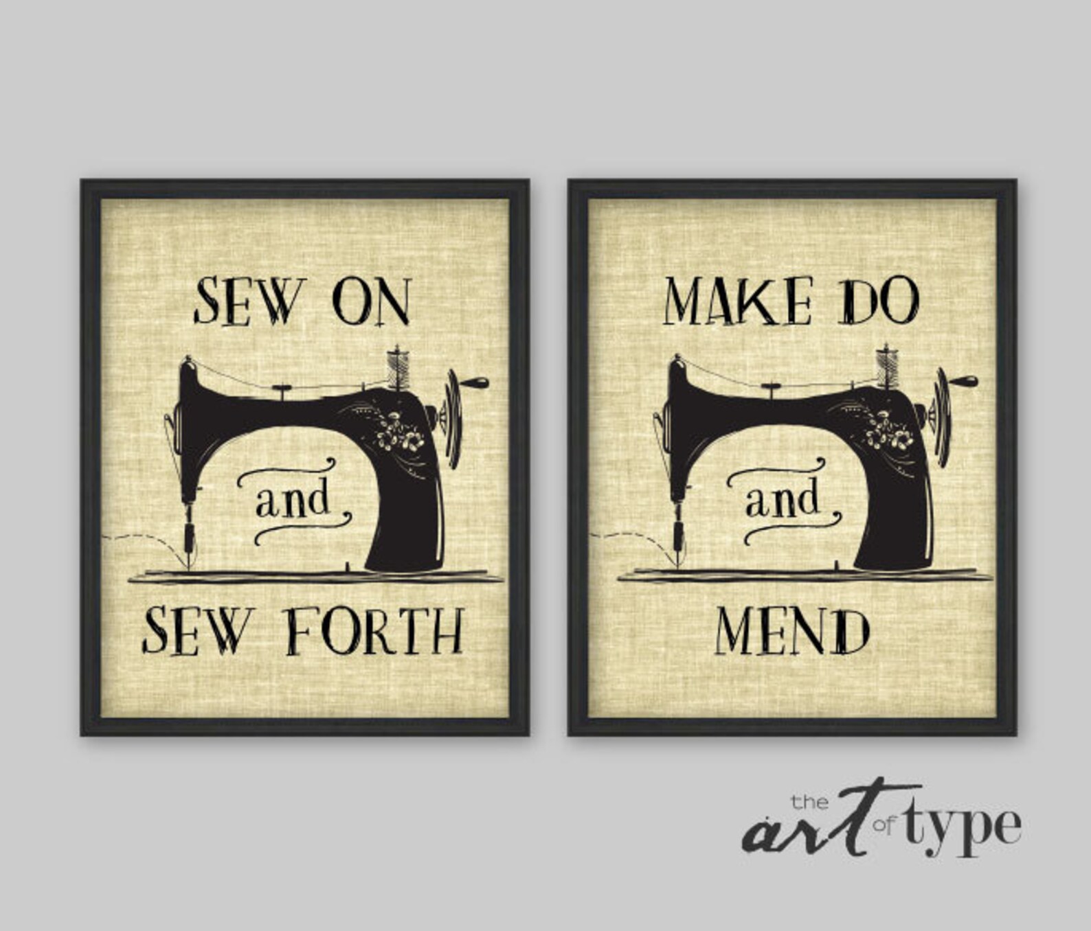 Sewing Quote Printable Sew on and Sew Forth INSTANT Download Print ...