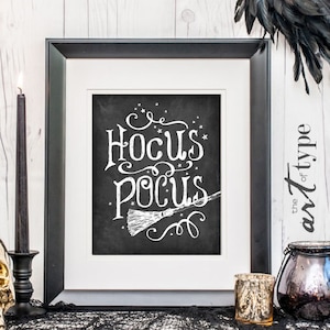 Hocus Pocus Halloween Print INSTANT DOWNLOAD 8x10 Printable Halloween ...