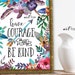 Have Courage and Be Kind Print, Cinderella Quote INSTANT DOWNLOAD 8x10 ...