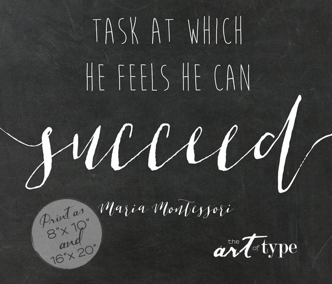 Maria Montessori Quote Education Print INSTANT Download 8x10 - Etsy