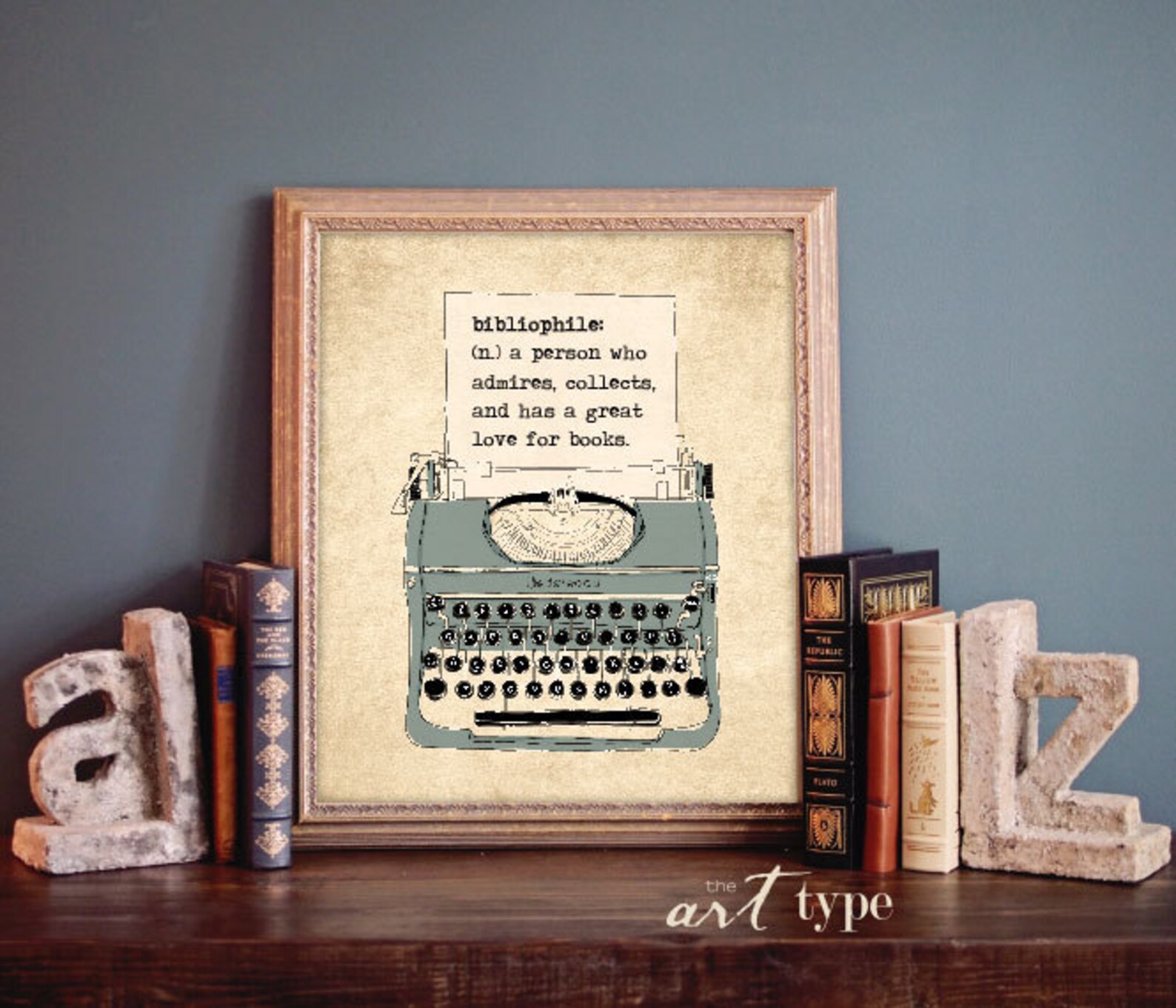 Bibliophile Print Quote INSTANT Download DIY 8x10 Printable - Etsy