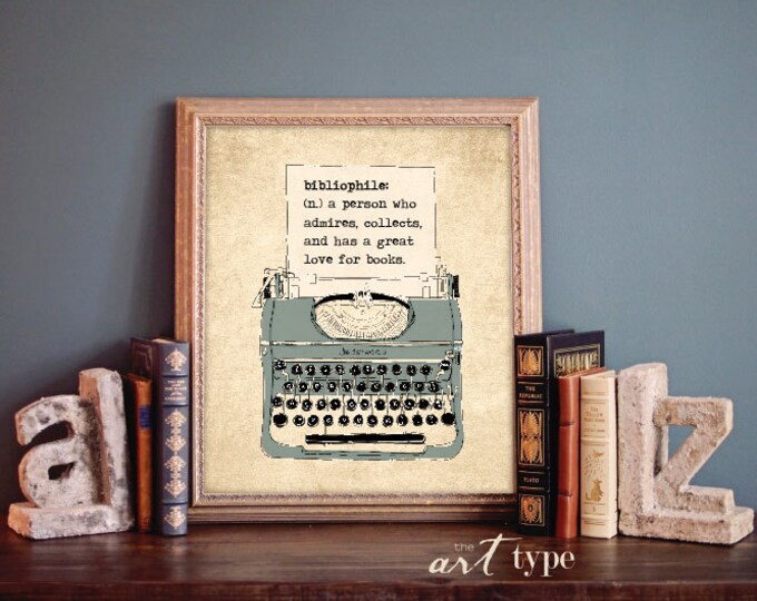 Bibliophile Print Quote INSTANT Download DIY 8x10 Printable, Books ...