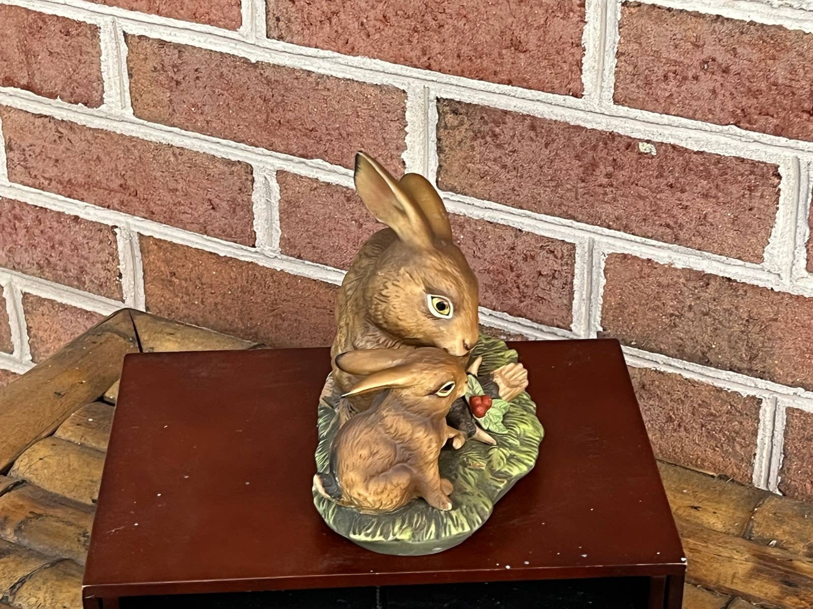 Vintage Homco Masterpiece Rabbits Bunny Figurine 1979 Mother & Baby - Etsy