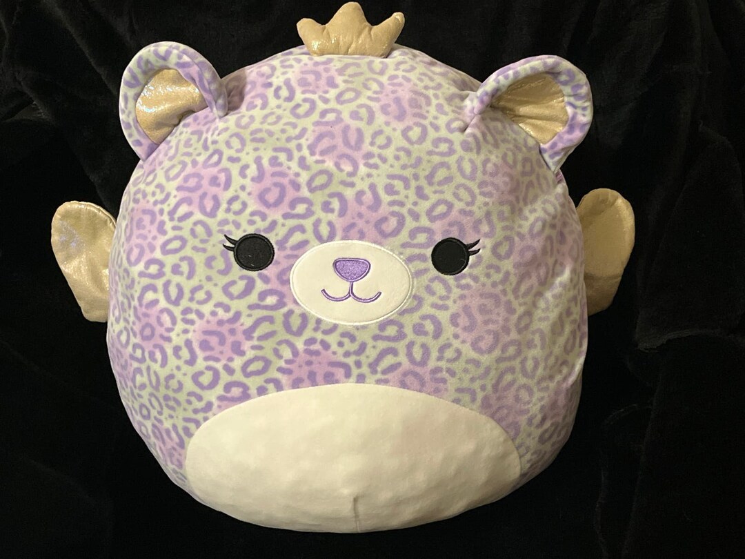 Squishmallow Squish Mallow 24 ASHLYN the Cheetah Fairy Godmother RARE ...