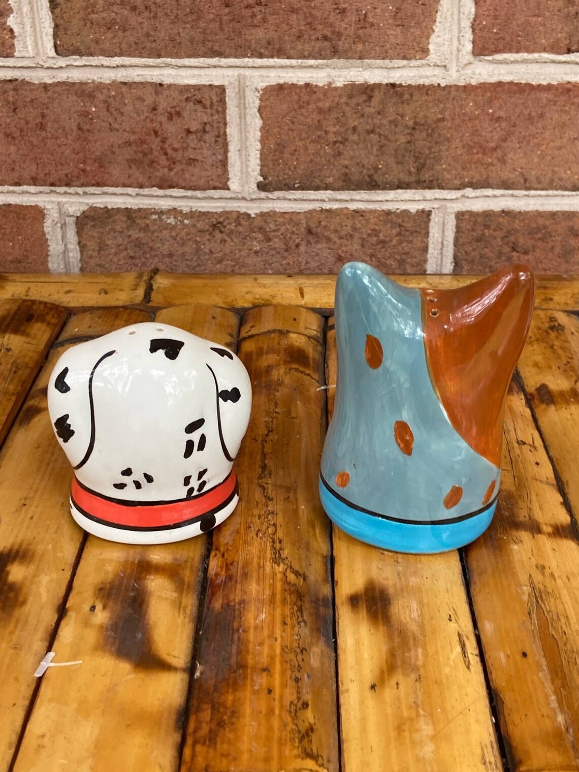 Vintage Dogzilla Salt and Pepper Shakers DOGS Candance Reiter Designs - Etsy