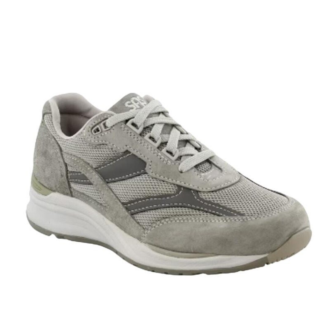 SAS Men Journey Mesh Suede Everyday Sneaker Comfort Walking Shoes Gray ...