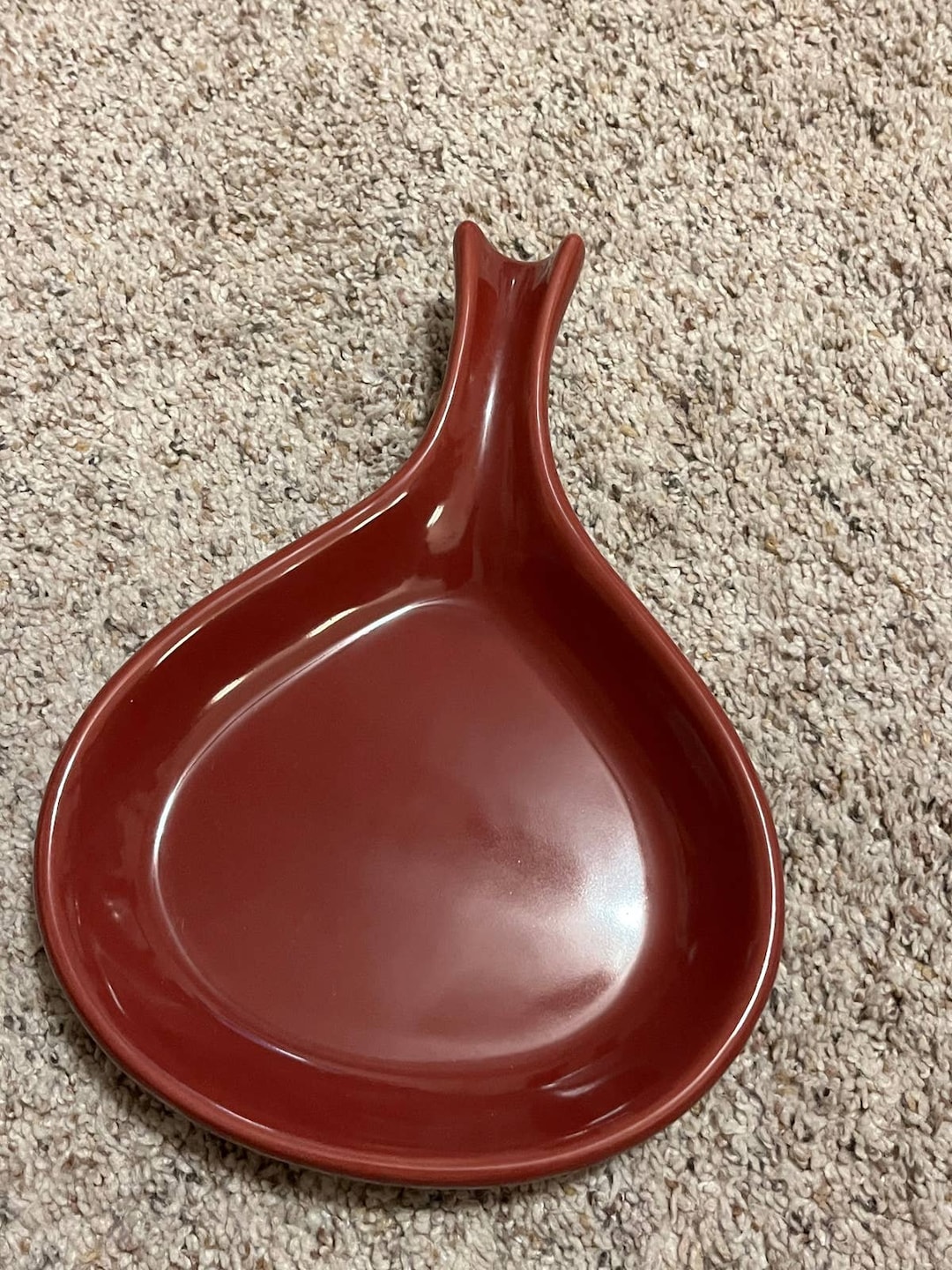 Longaberger Paprika Vitrified Pottery Extra Large Spoon Rest - Etsy