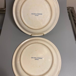 Crown Corning Plates Japan 9 Sonora White Japan - Etsy