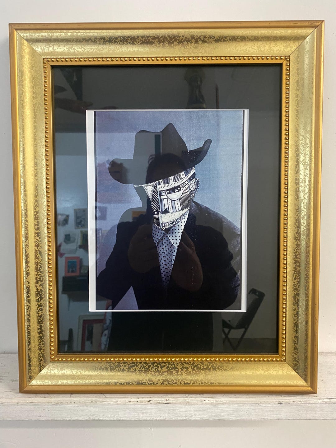Johnny Cash Framed, Pen and Ink Sureal Portrait. - Etsy