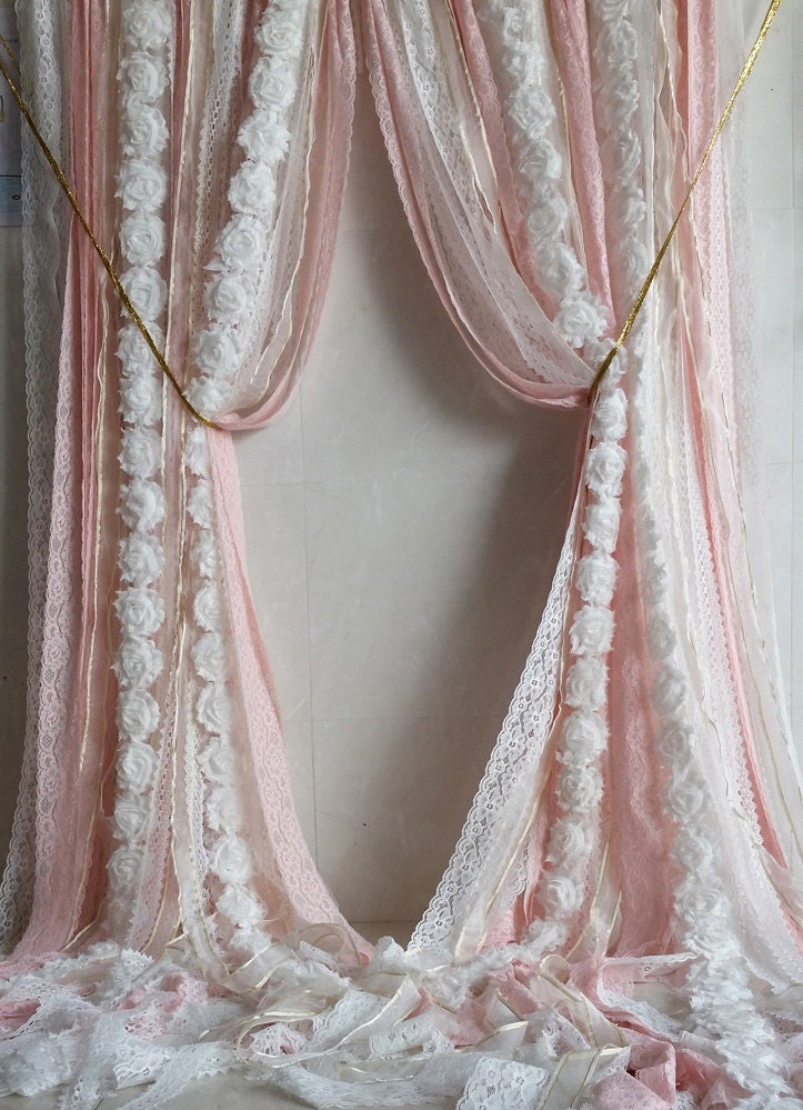 Lace Backdrop garland curtain wedding ceremony Paper & Party Supplies ...