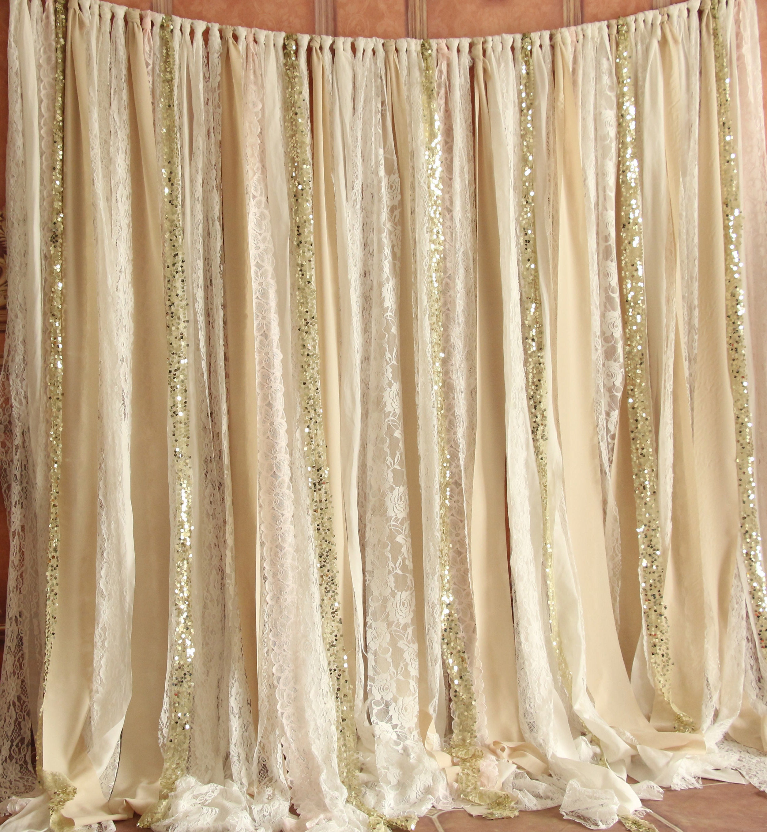 Lace Backdrop garland curtain wedding ceremony Paper & Party Supplies ...
