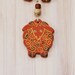 Ceramic Sheep Terracotta Sheep Wall Decor Wall Hangings - Etsy