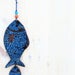 Fish Ornament Ceramic Fish Blue Fish Wall Decor Ceramic - Etsy