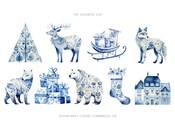 Winter Village Png Scandinavian Christmas Png Nordic Houses - Etsy Canada