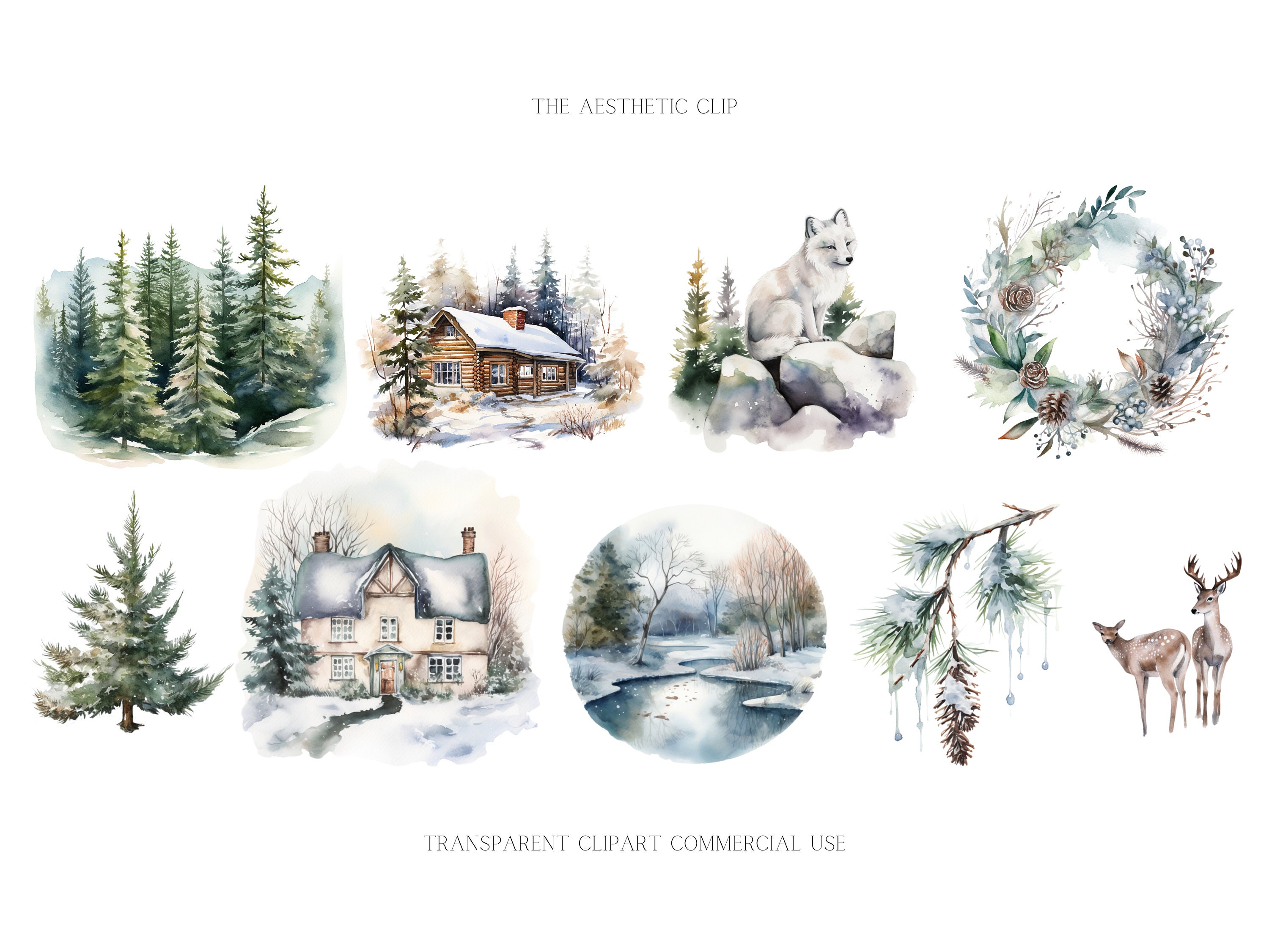 Snowy Woods Clipart