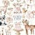 Boho Woodland Clipart | Woodland Birthday Clipart | Forest Animals ...