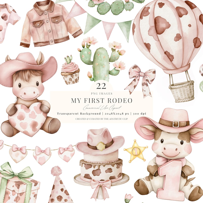 Little Rodeo Clip Art - Etsy