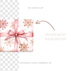 Pink Winter Clipart Pink Christmas PNG Cozy Winter Pink Hygge Clipart ...