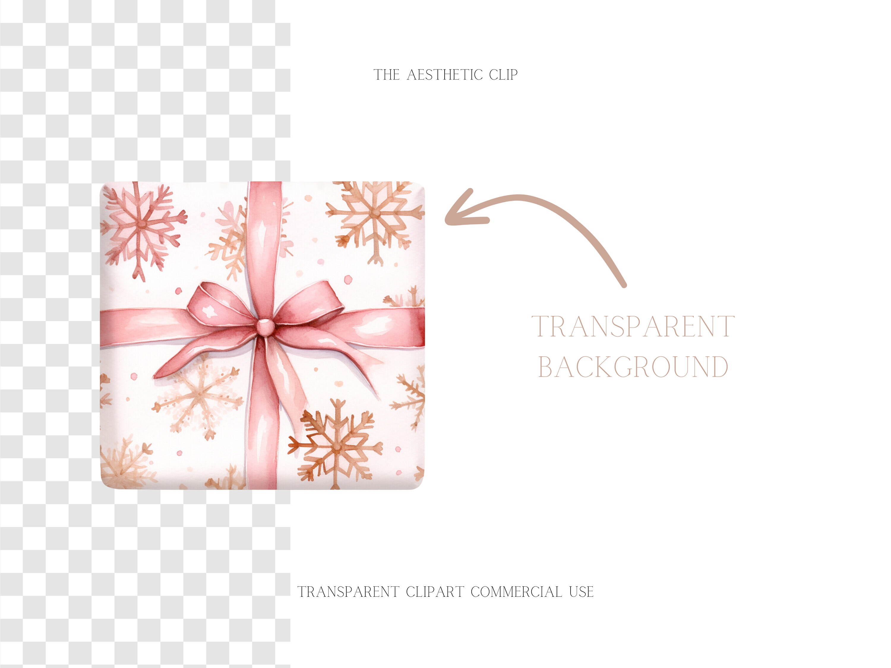 Pink Winter Clipart Pink Christmas PNG Cozy Winter Pink Hygge Clipart ...