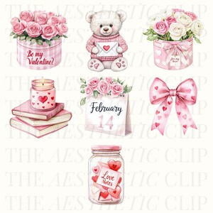 Valentines Day Clipart | Love Letter Clipart | Romantic Clipart ...