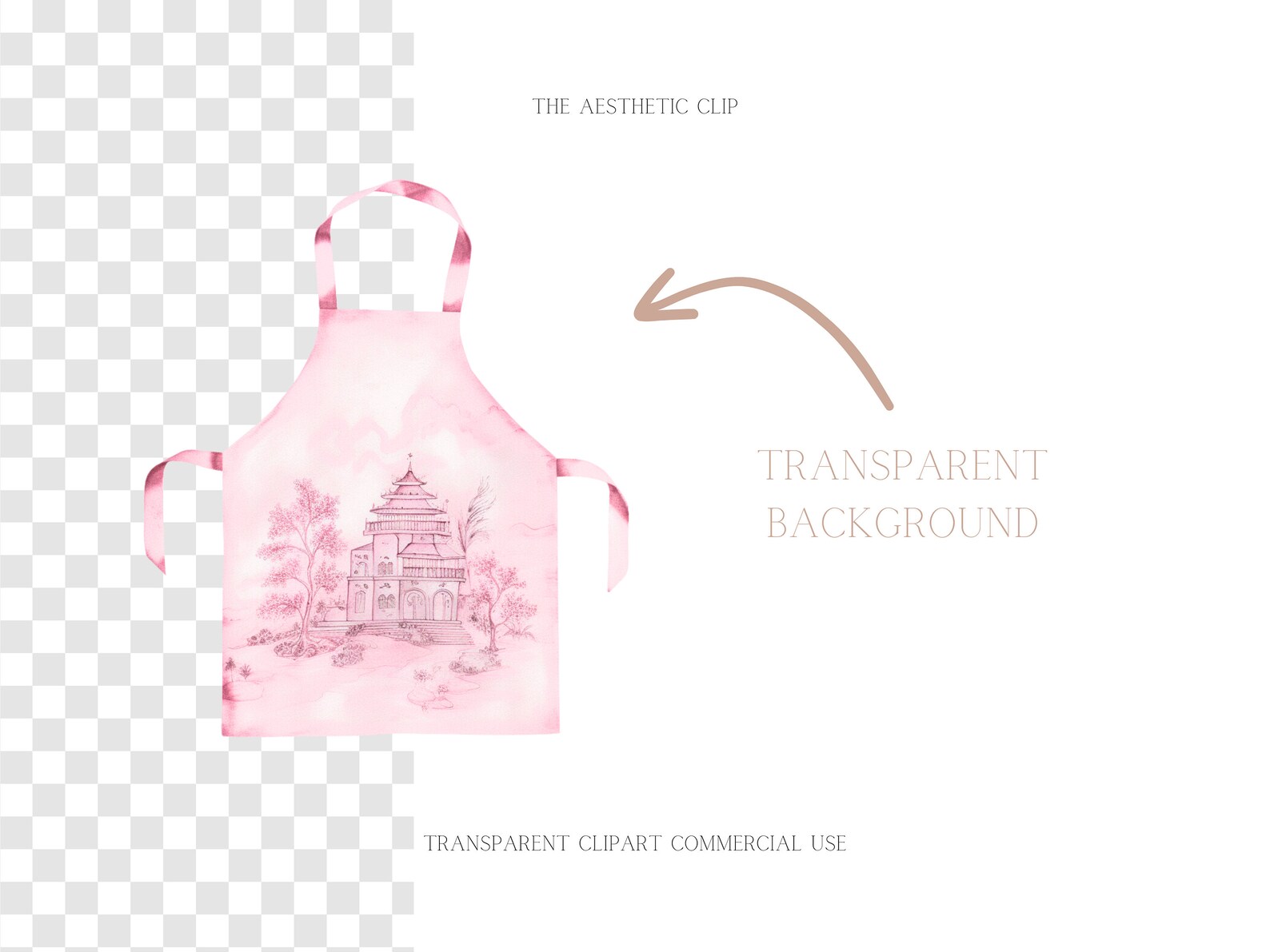 Baking Clipart Pink Baking PNG Watercolour Baking Chinoiserie Cooking ...