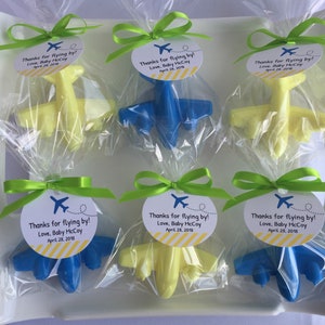 Airplane Soap Favors - Set of 10 - Plane Soap Favors - Airplane Party ...