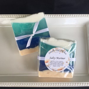 Salty Mariner Soap - Ocean Soap - Sea Soap - Beach Soap - Handmade Soap ...
