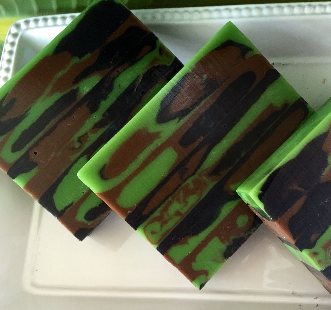 Camo Soap - Soap for Men - Glycerin Soap - Father's Day Gift Soap ...