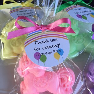 Pony Soap Favors - Set of 10 - Little Pony Party Favors - Soap Party ...