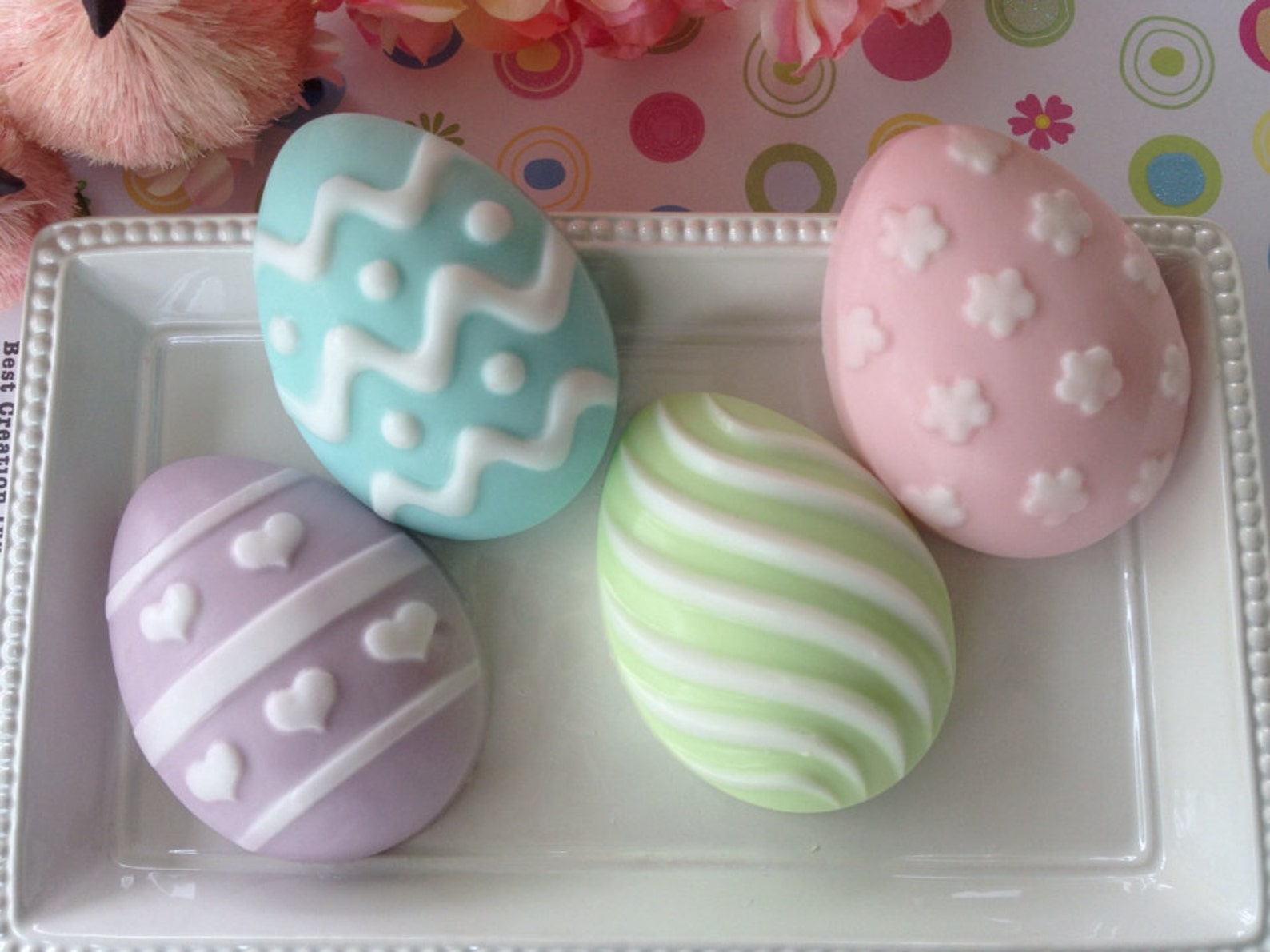 Easter Egg Soap Easter Soap Spring Soap Pastel Easter - Etsy