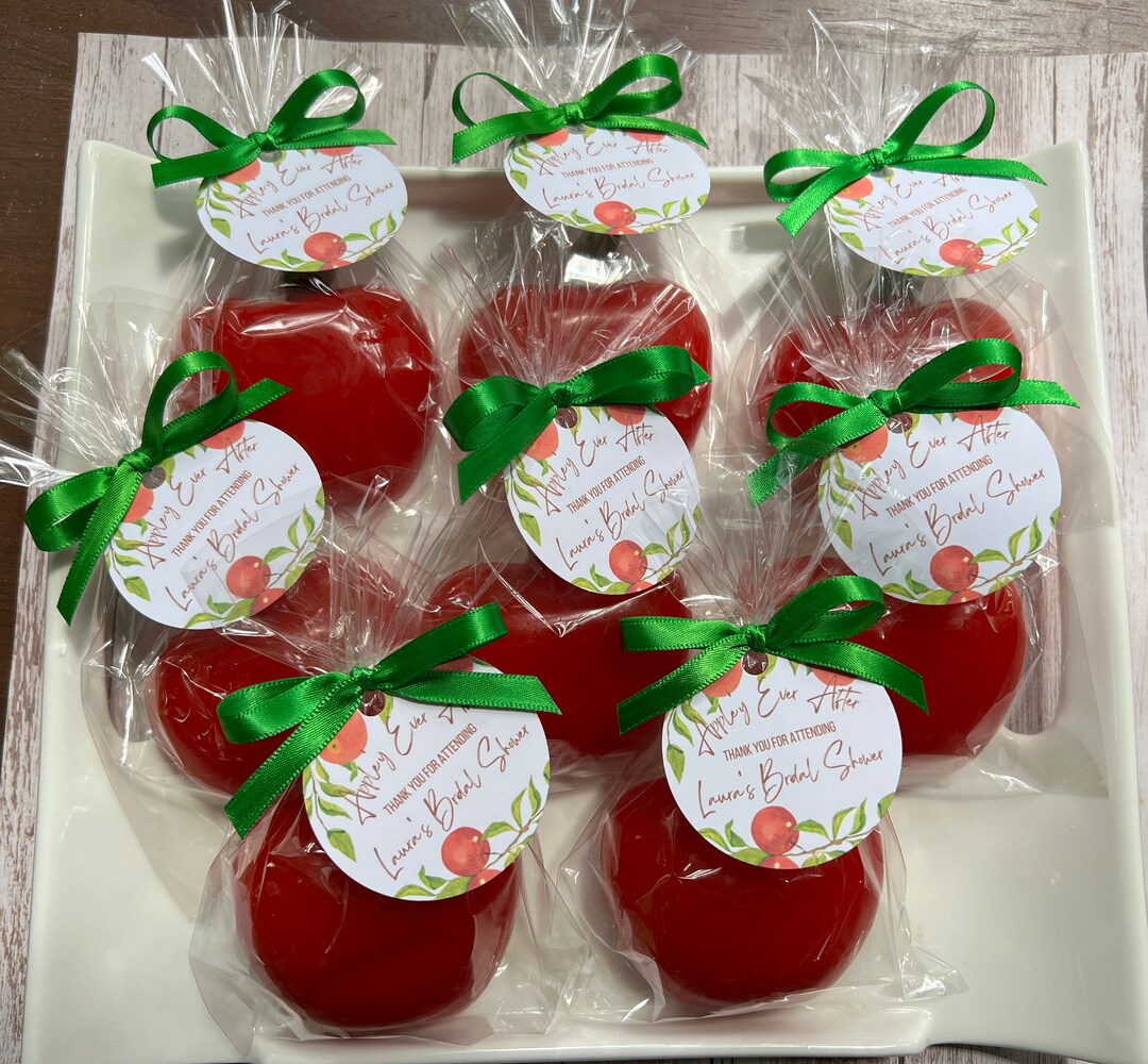 Apple Soap Favors - Apple'y Ever After - Apple Shower Favors - Apple ...