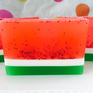 Watermelon Soap - Summer Soap - Fruit Soap - Handcrafted Glycerin Soap ...