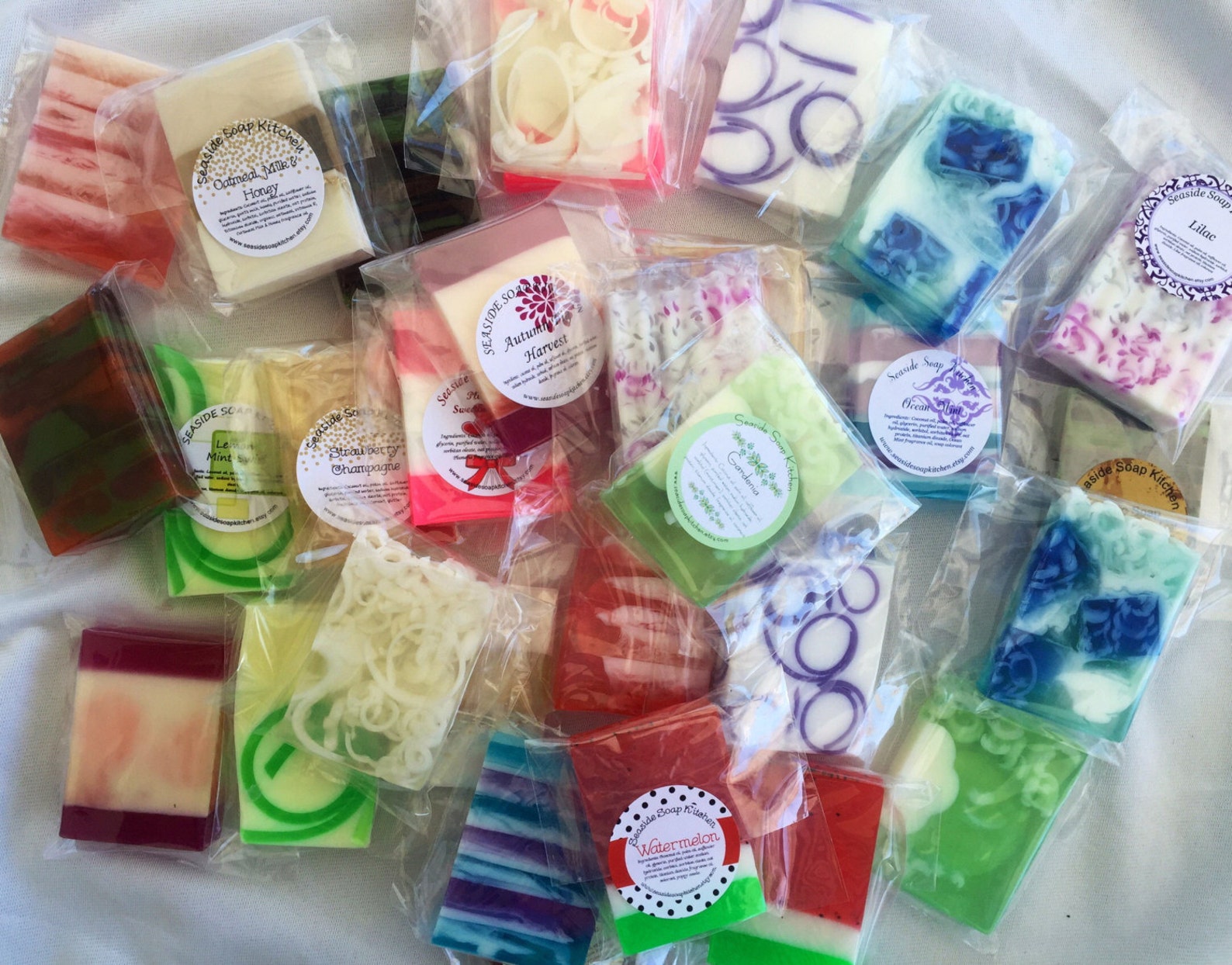 Mini Soap Sample Set Mini Soap Grab Bag Assorted Soap | Etsy