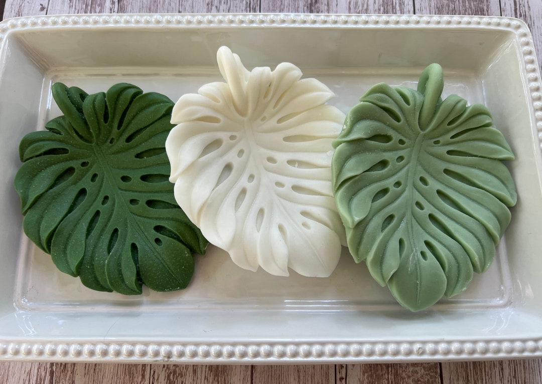 Monstera Leaf Soap - Leaf Soap - Plant Soap - Garden Soap - Tropical ...