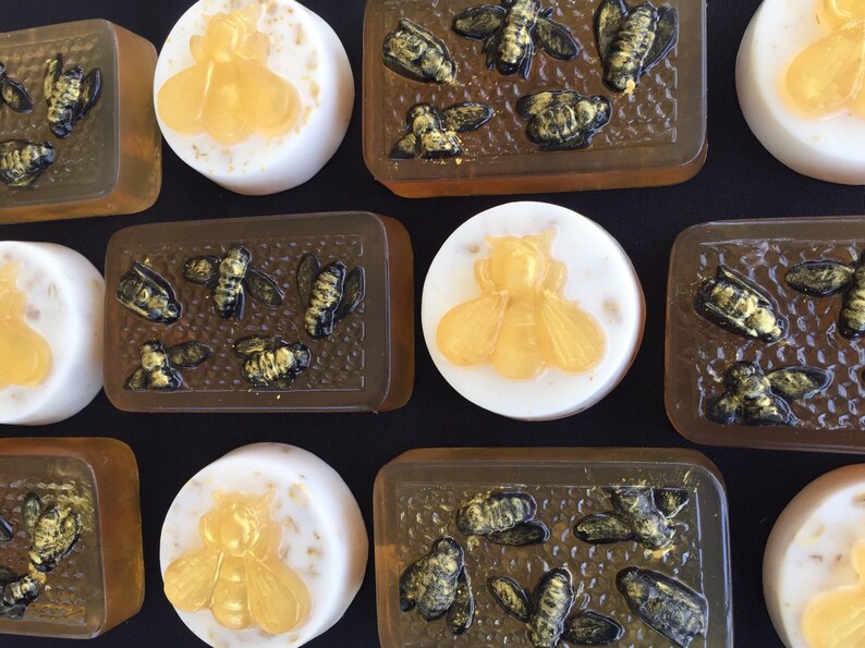 Honey Bee Soap - Honey Almond Soap - Bee Gift - Honey Bee Favor ...