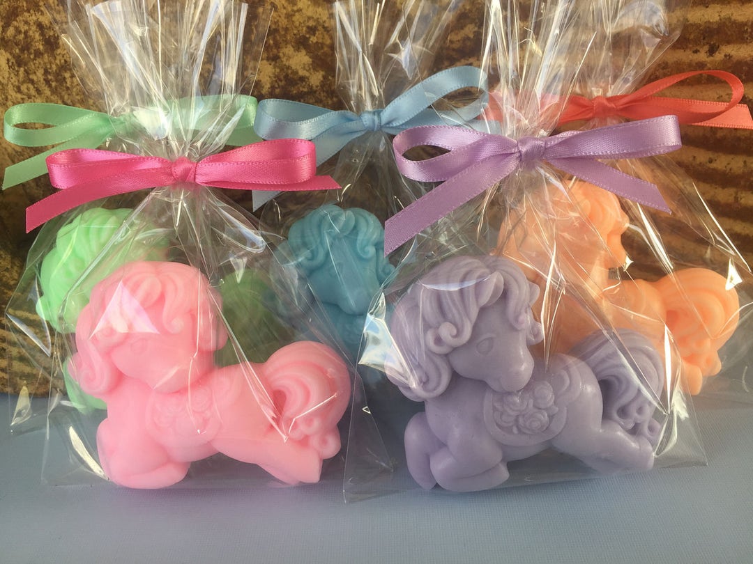 Pony Soap Favors - Set of 10 - Little Pony Party Favors - Soap Party ...