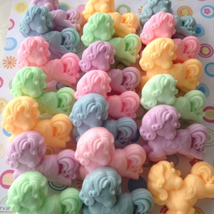 Pony Soap Favors - Set of 10 - Little Pony Party Favors - Soap Party ...