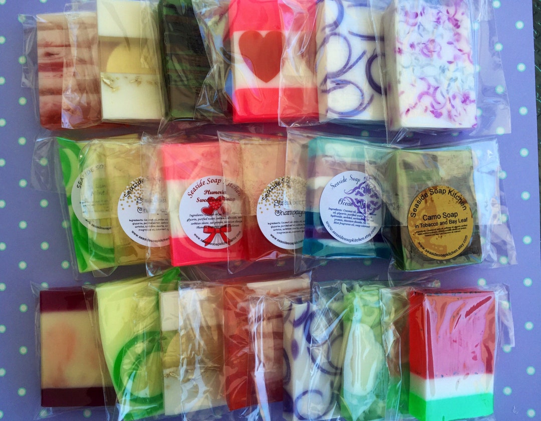Mini Soap Sample Set - Mini Soap Grab Bag - Assorted Soap Samples ...