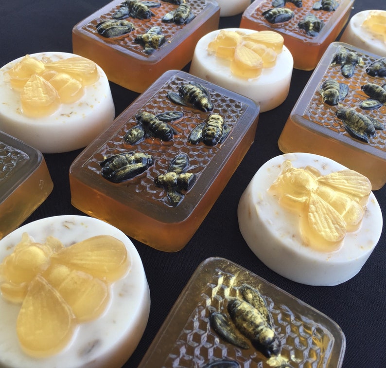 Honey Bee Soap Honey Almond Soap Bee T Honey Bee Etsy