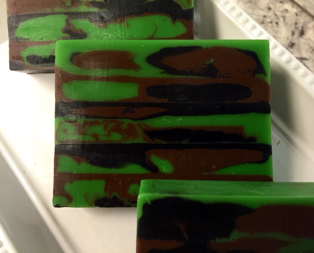 Camo Soap - Soap for Men - Glycerin Soap - Father's Day Gift Soap ...