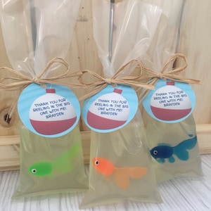 Fish Soap Favors - Two Less Fish in the Sea Favors - Fish in a Bag Soap ...
