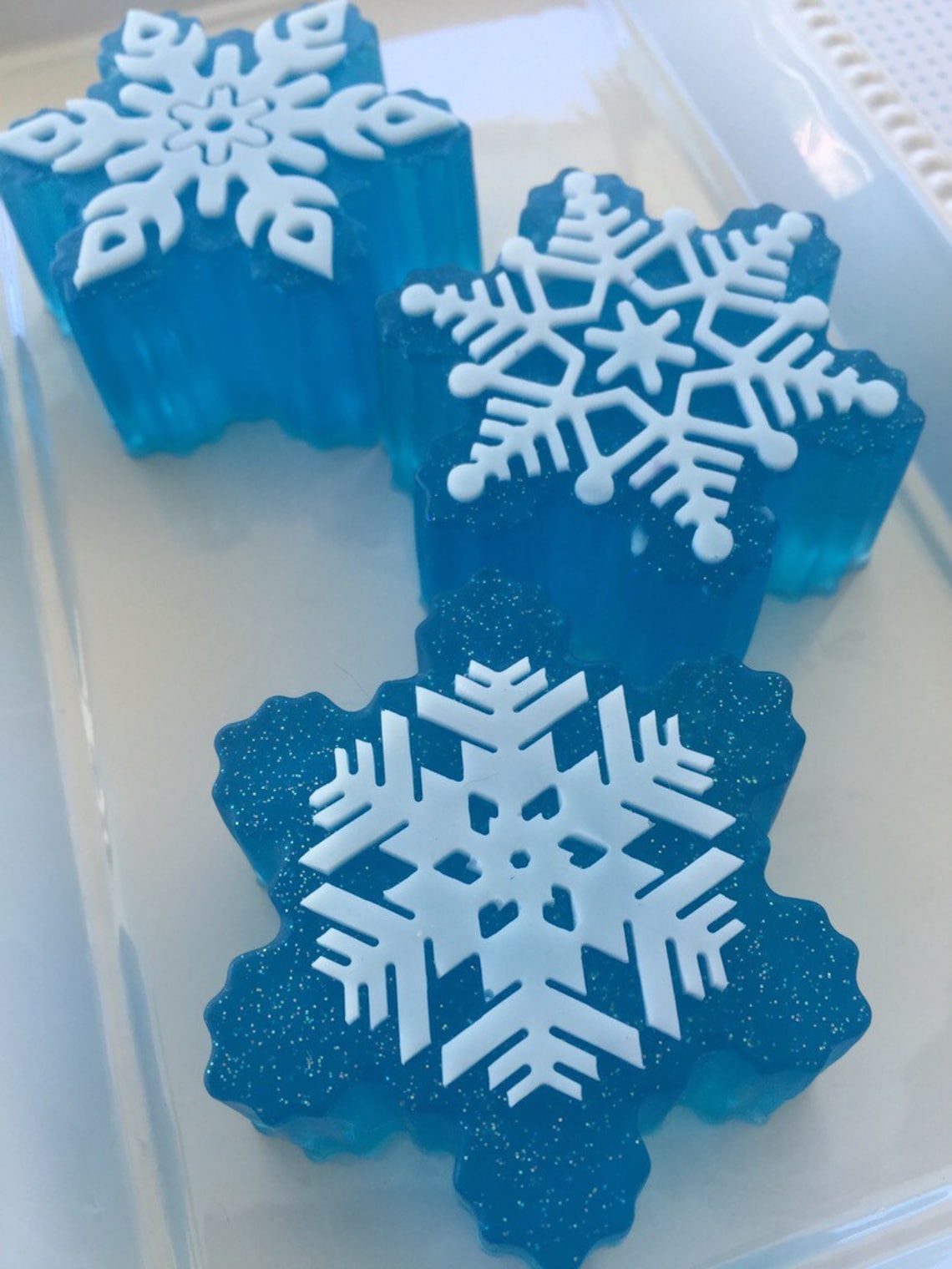 Snowflake Soap - Fresh Snow - Christmas Soap - Winter Soap - Holiday ...