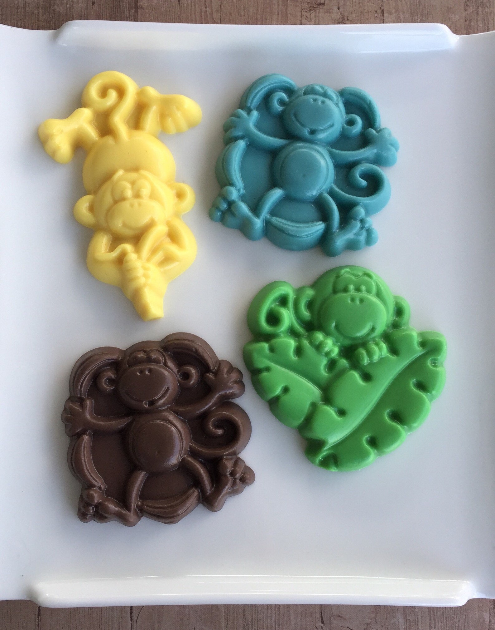 Monkey Soap Favors - Set of 10 - Monkey Party Favors - Monkey Birthday ...