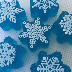 Snowflake Soap - Fresh Snow - Christmas Soap - Winter Soap - Holiday ...