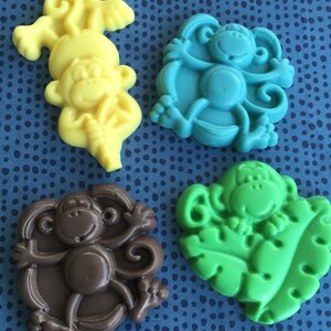 Monkey Soap Favors - Set of 10 - Monkey Party Favors - Monkey Birthday ...