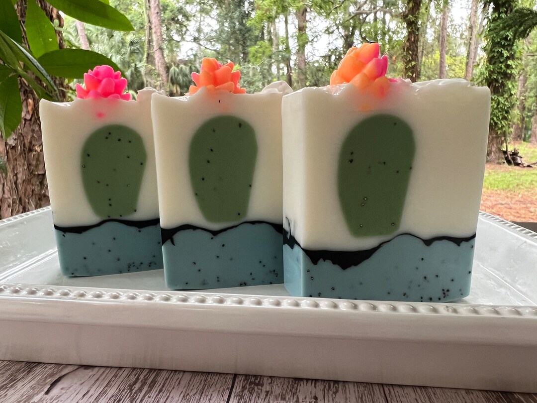 Cactus Blossom Soap Bar - Cactus Soap - Cactus Gift - Cactus Wedding ...