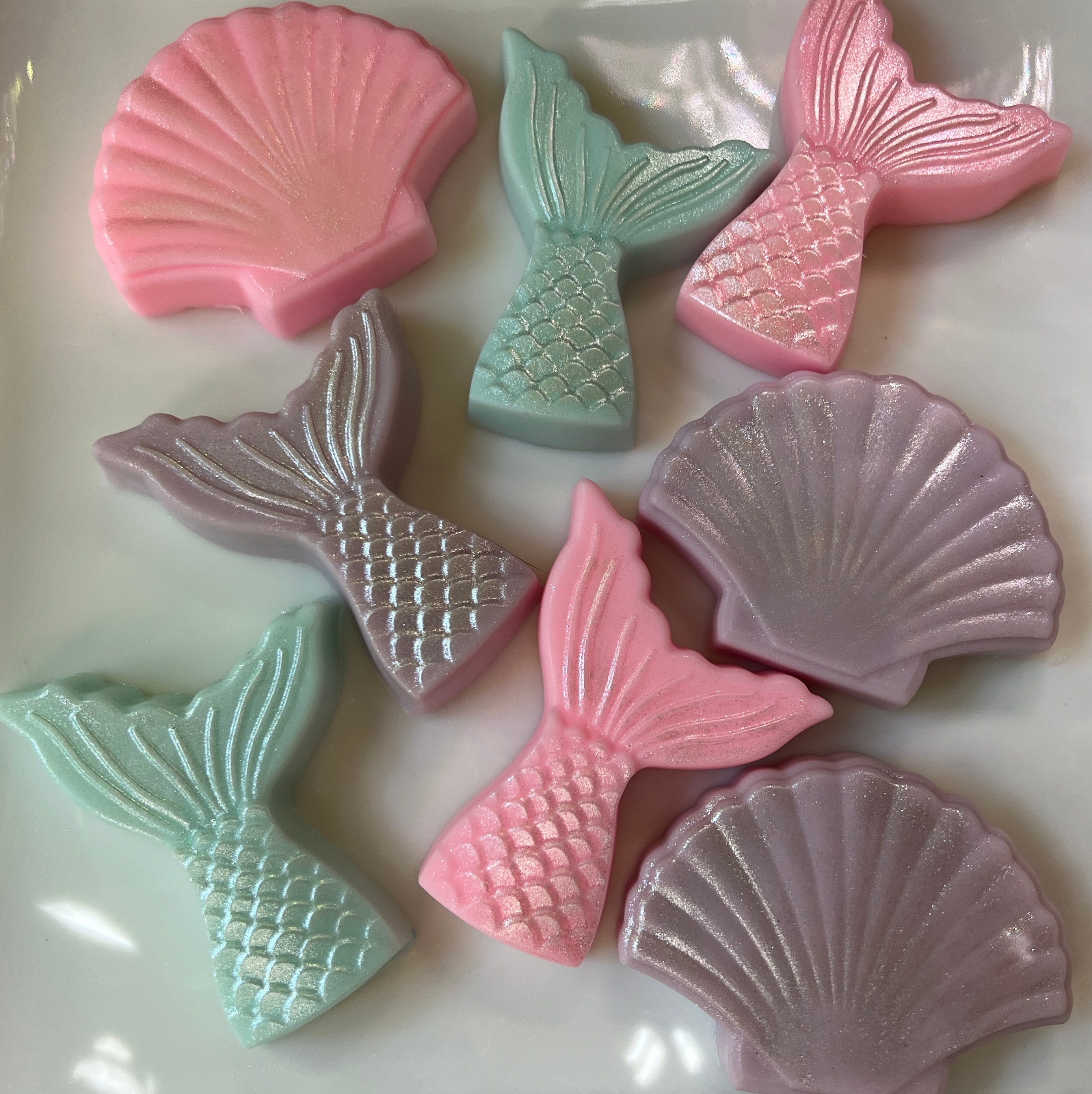 Mermaid Soap Favors - Set of 10 - Mermaid Guest Gifts - Mermaid Party ...